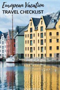 Your Complete Europe Travel Checklist (+ Printable Packing List ...