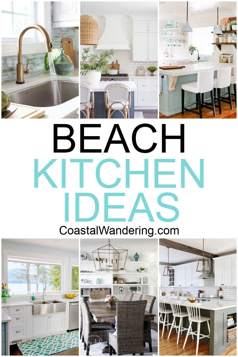 20 Simple Beach Kitchen Ideas for Stunning Coastal Style - Coastal ...