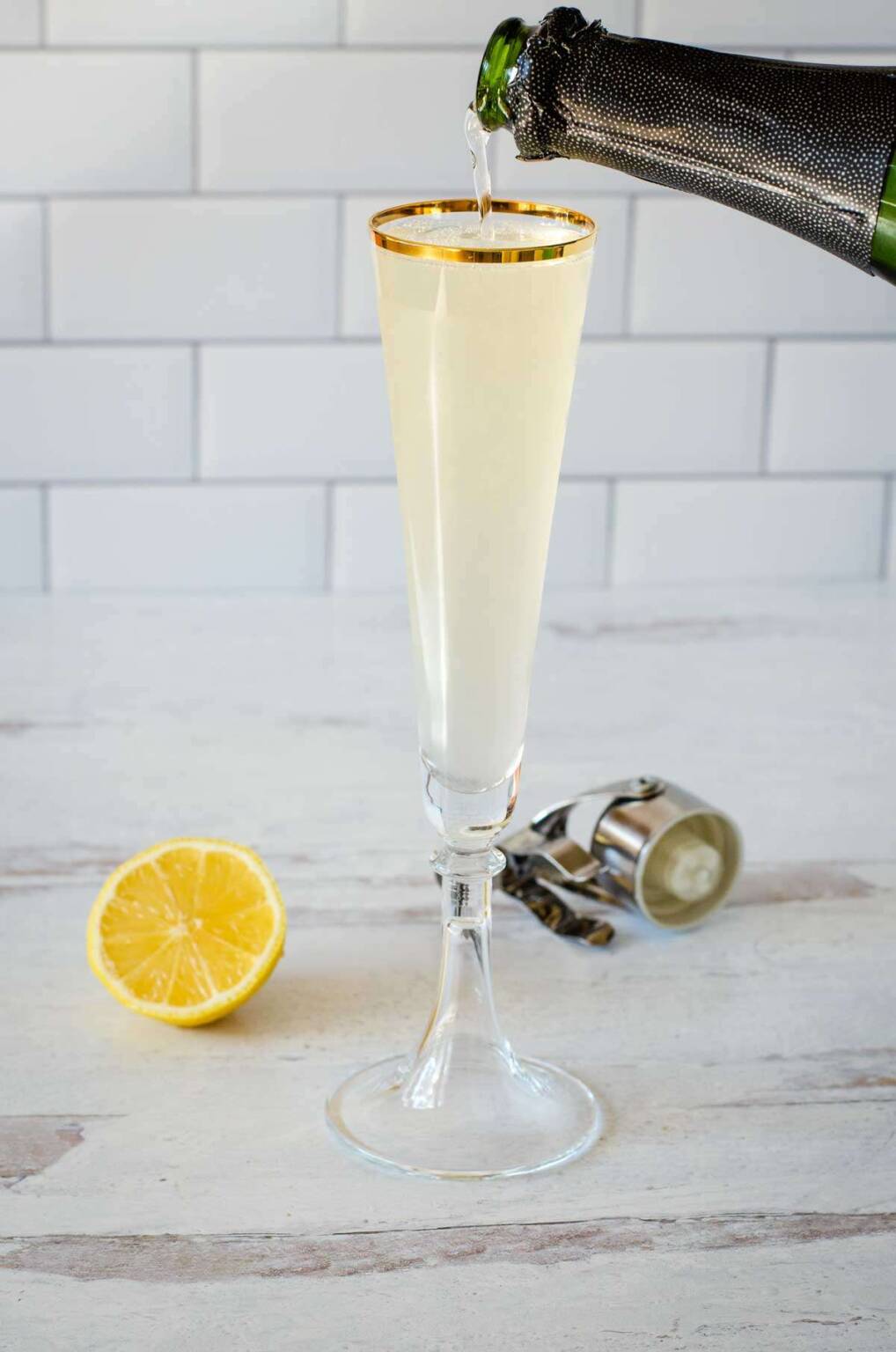 French 76 (and 75) Cocktail Recipe - Coastal Wandering