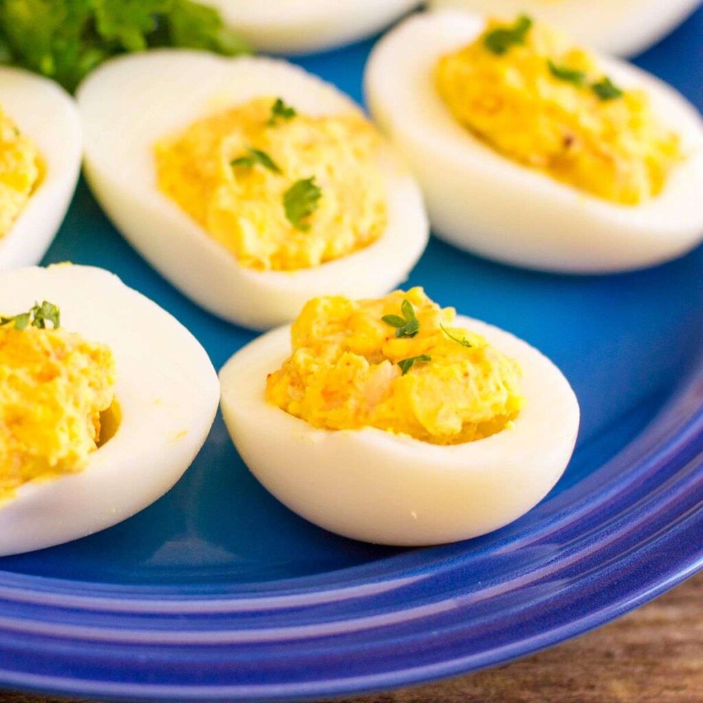 How To Make Shrimp Deviled Eggs - Coastal Wandering
