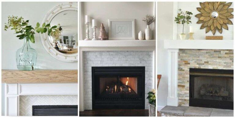 20 Coastal Fireplace Tile Ideas That Are Beautiful And Cozy - Coastal ...