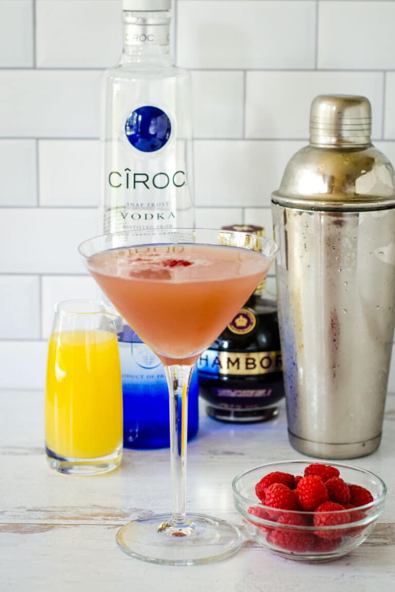 French Martini Recipe: Classic Cocktail With Chambord - Coastal Wandering