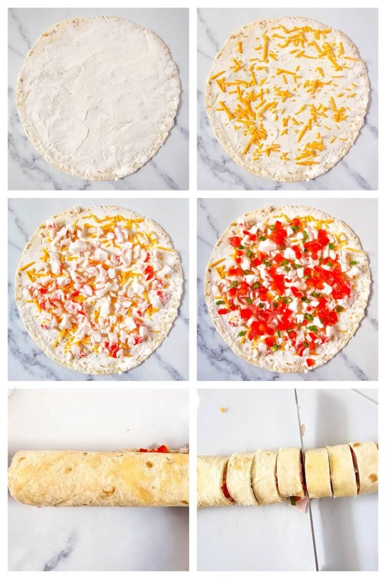 Easy Crab Pinwheels Appetizer Recipe - Coastal Wandering